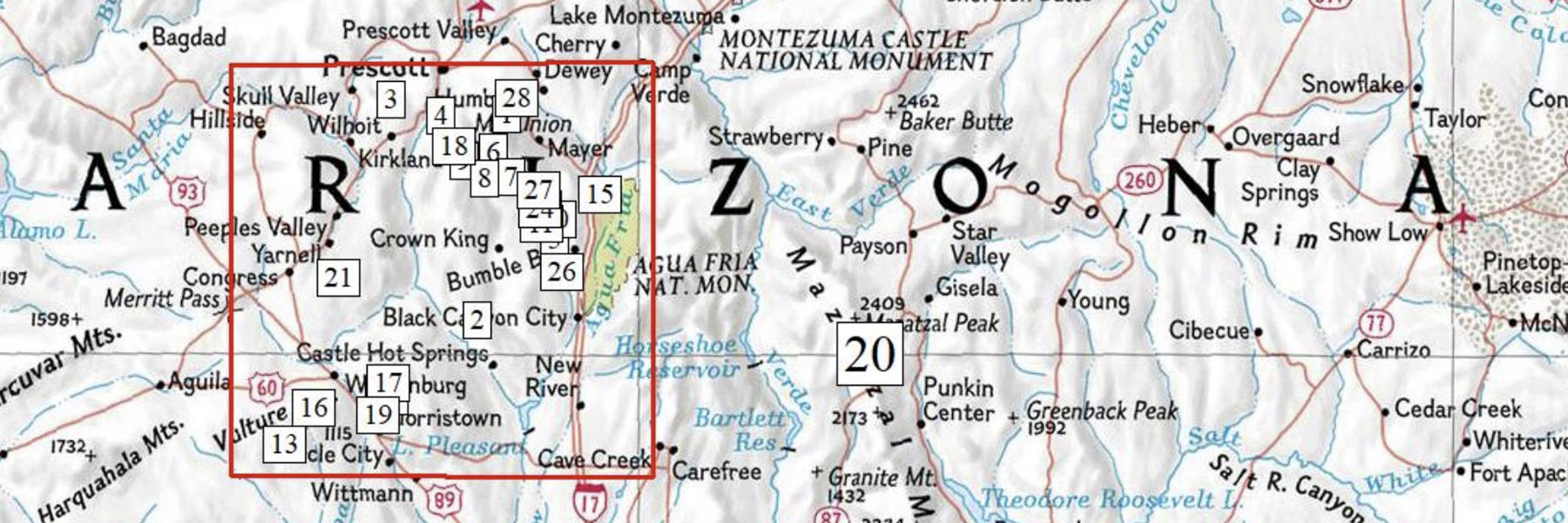 Claim Maps - Roadrunners Prospectors Club, LLC